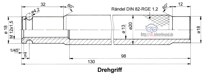 Aus einer Gesamtzeichnung Einzelteile herauszeichnen (2) • tec.Lehrerfreund